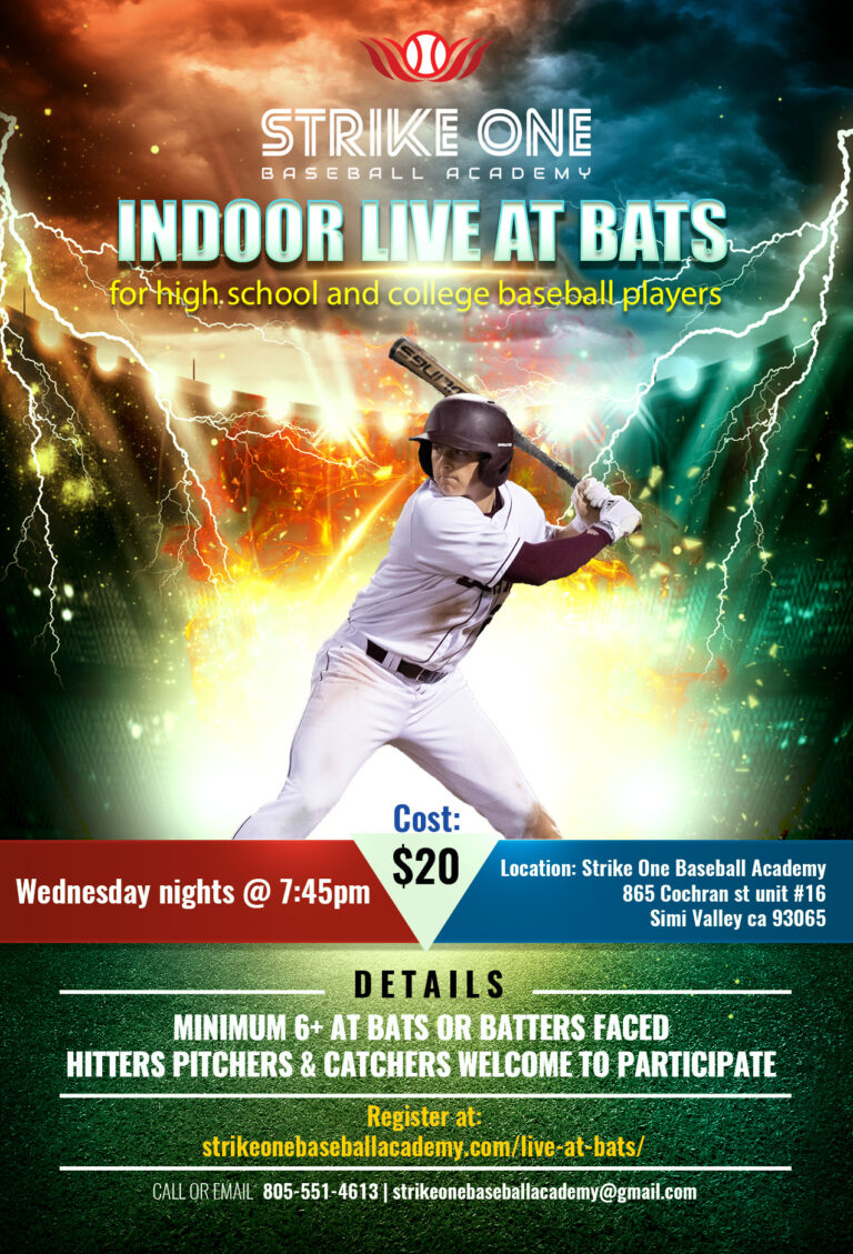 Live At Bats » Strike One Baseball Academy » Simi Valley's #1 Baseball ...