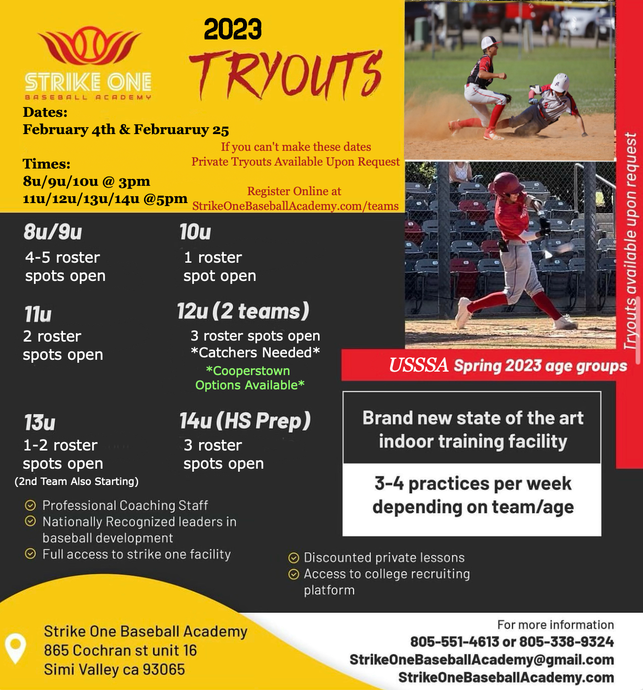Travel Teams » Strike One Baseball Academy » Simi Valley's #1 Baseball ...