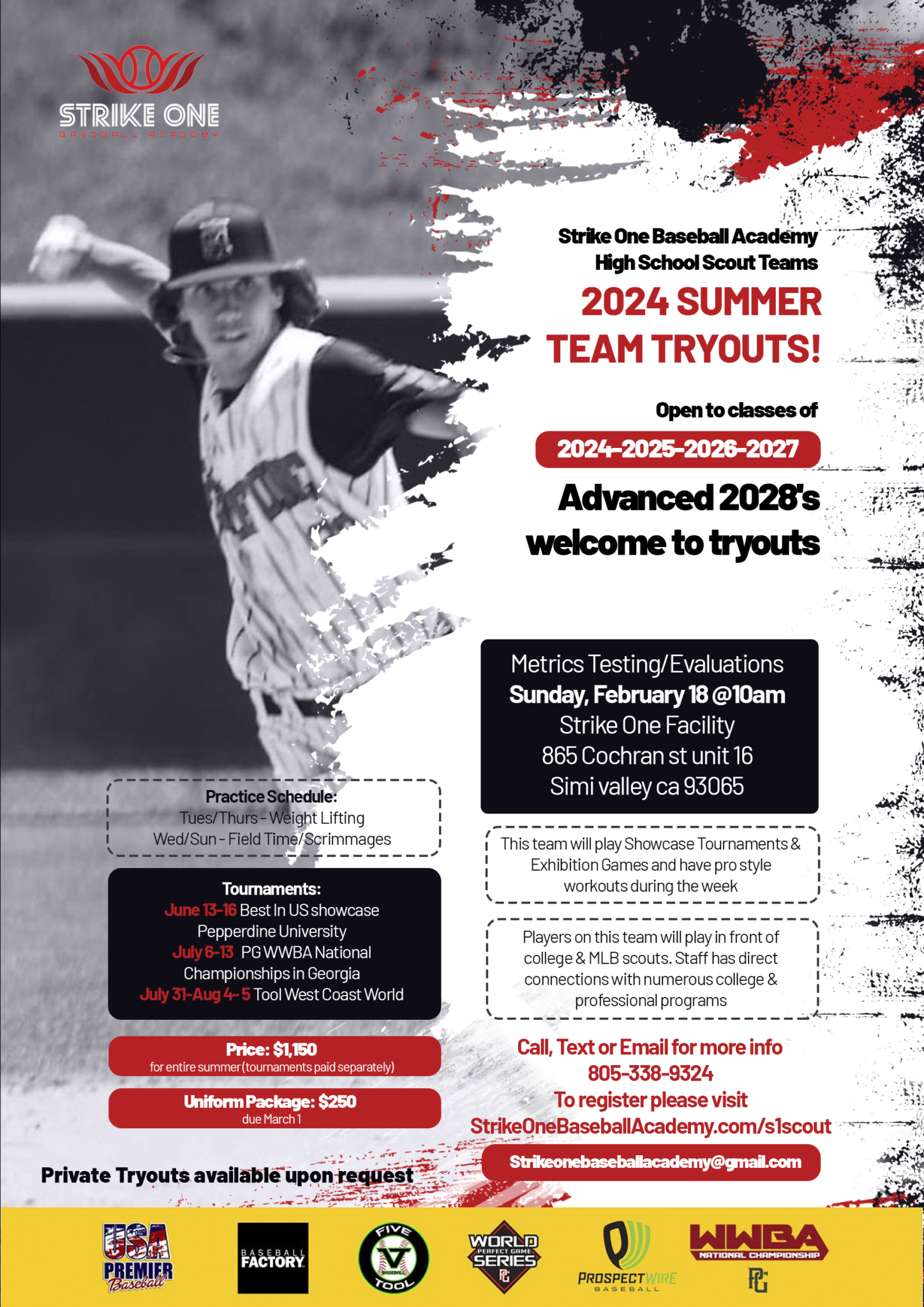 Strike One Scout Team » Strike One Baseball Academy » Simi Valley's #1 ...